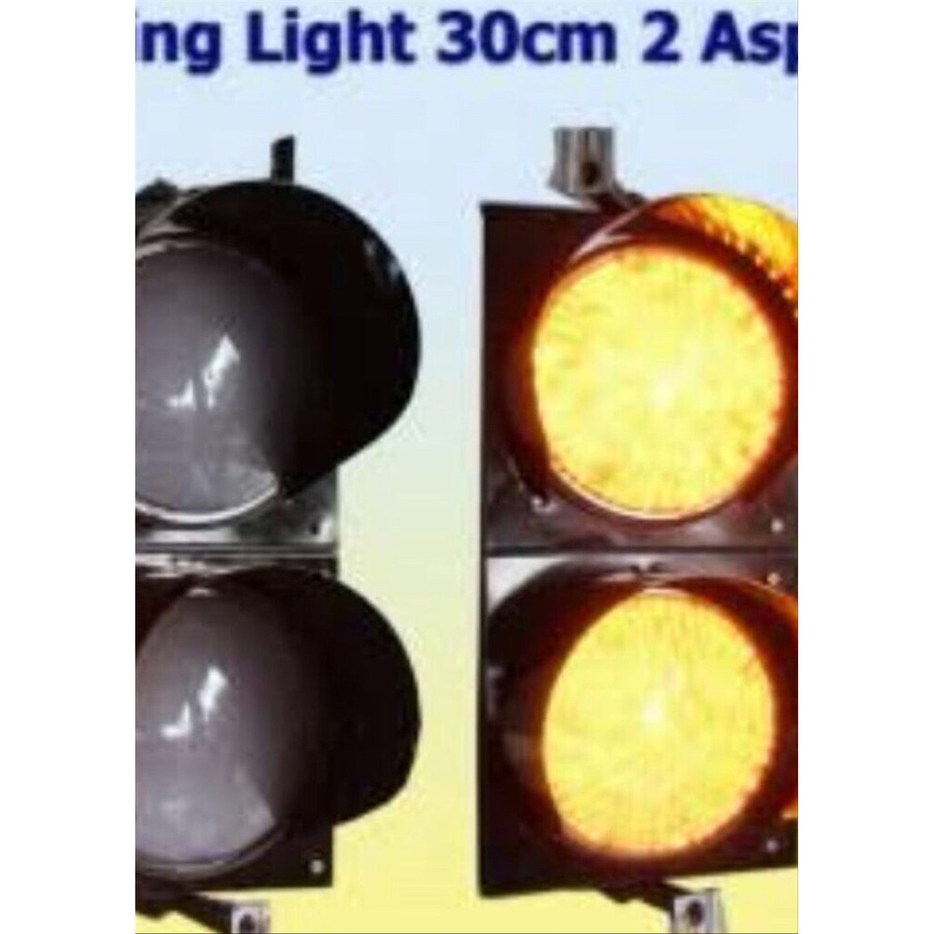 Jual lampu lalu lintas 30cm lampu traffic light led 30 cm lampu warning ...