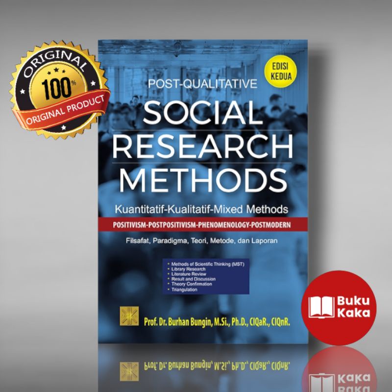 Jual BUKU POST-QUALITATIVE SOCIAL RESEARCH METHODS: Kuantitatif ...