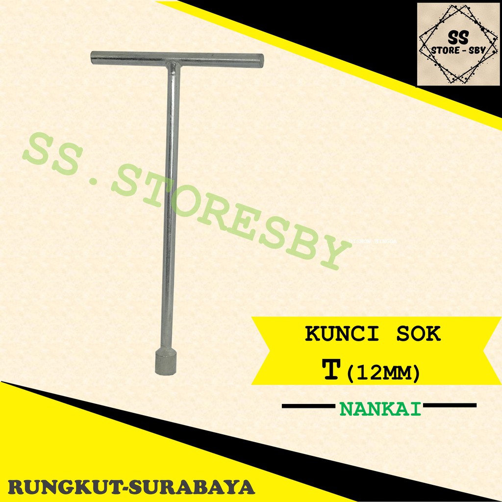 Jual KUNCI T 12MM KUNCI SOK T KUNCI SHOCK T | Shopee Indonesia