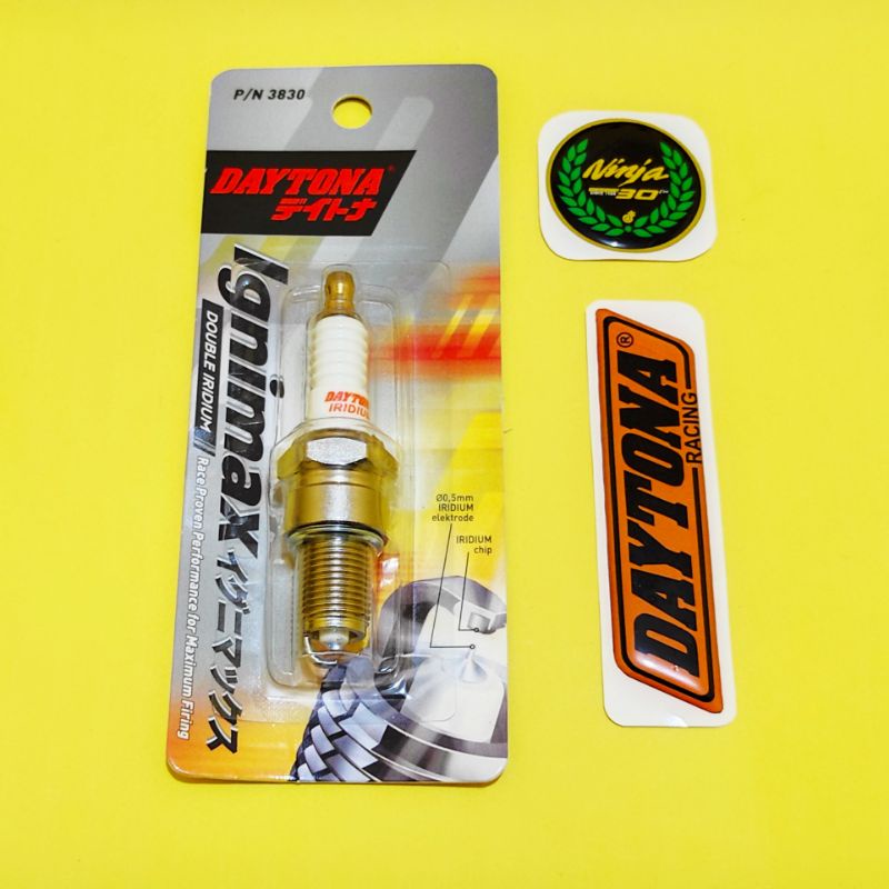 Jual Busi DAYTONA DOUBLE IRIDIUM Garansi Original Ninja SS R RR | Shopee Indonesia