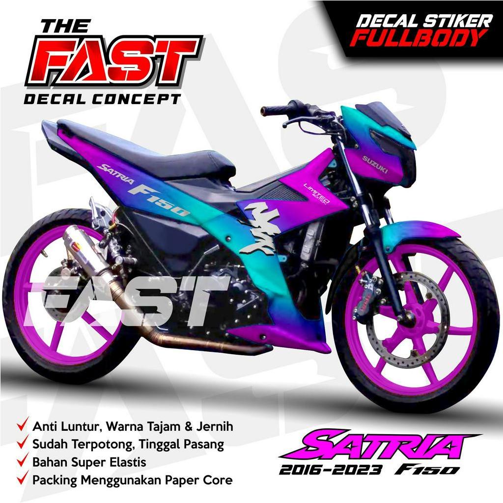 Jual BISA COD Decal Satria FU Injeksi Full Body Stiker Satria FU ...