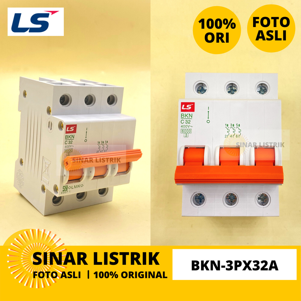 Jual LS MCB BKN 3P 32A 3PHASE 32A | Shopee Indonesia