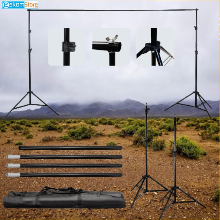Jual Stand Backdrop Green Screen Zoom Foto Studio Taff STUDIO 3M x 1,9M ...