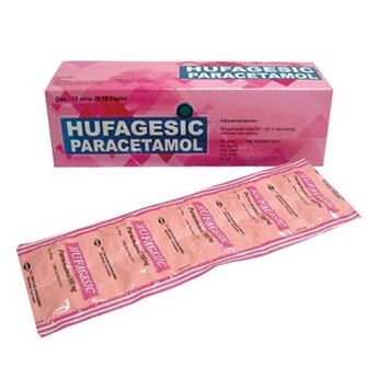 Jual HUFAGESIC BOX ISI 100 KAPLET - Paracetamol pereda demam dan nyeri ...