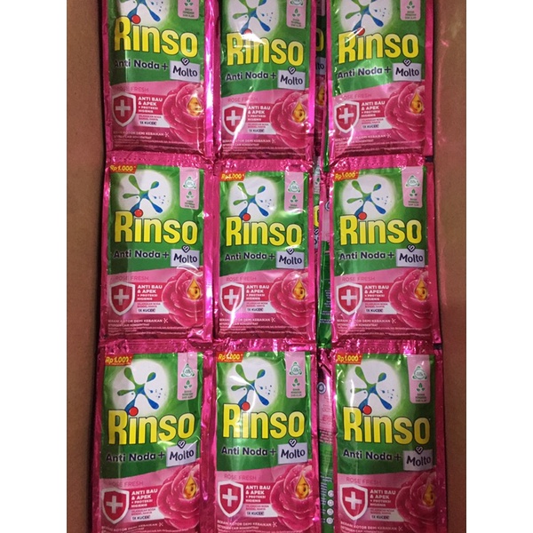 Jual Rinso cair sachet renceng @ 38 ml | Shopee Indonesia