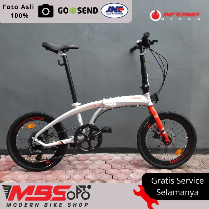 Jual Sepeda Lipat Maximo Cyclo bx8 20 inch alloy Mirip Pacific Noris dewasa 8 speed folding bike ...