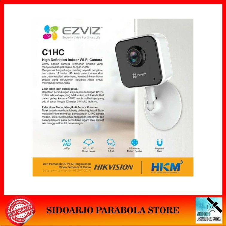 Jual IP Camera CCTV Indoor Wifi Smart IR For Night Vision Ezviz C1HC ...