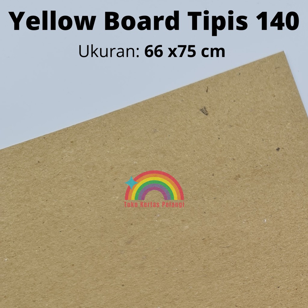 Jual Yellow Board tipis /Karton Tebal Ukuran Besar No. 140 per 5 pcs ...