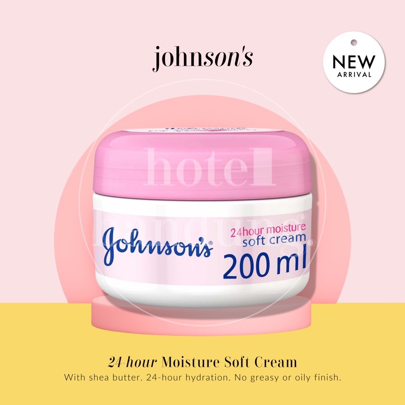 Jual 🇪🇬 Johnson's 24 Hour Moisture Soft Cream | 200ml | EXP 09/2022 ...