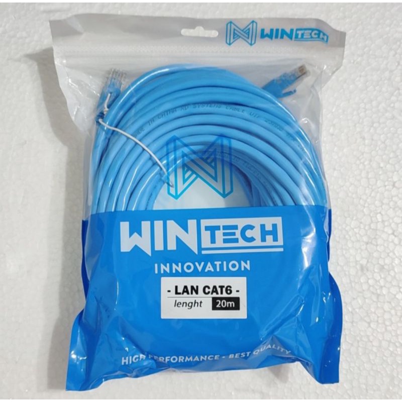 Jual KABEL LAN/ KABEL UTP CAT6E 20M/25M/30M/50M/60M | Shopee Indonesia