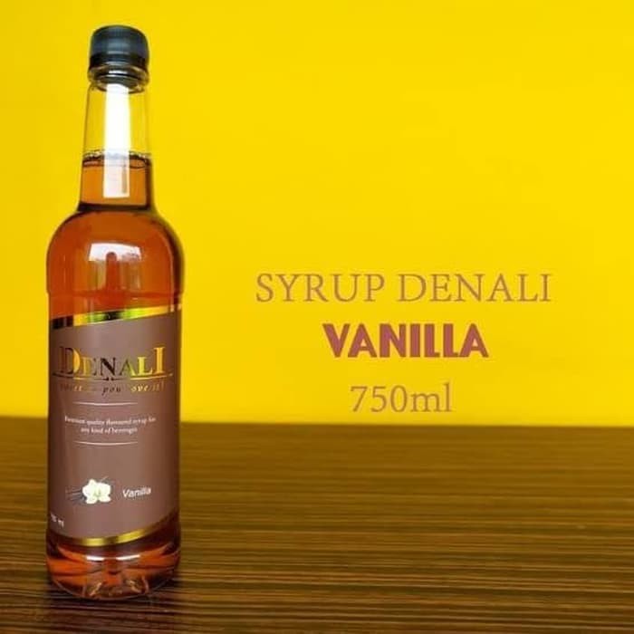 Jual DENALI SYRUP RASA VANILLA 750ml | Shopee Indonesia