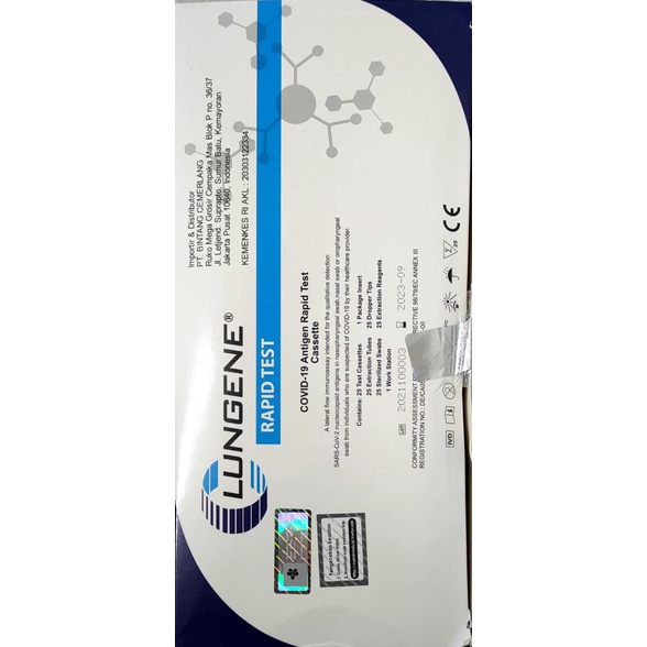 Jual Lungene Clungene Biru Rapid Test Swab Antigen AKL Kemenkes ...