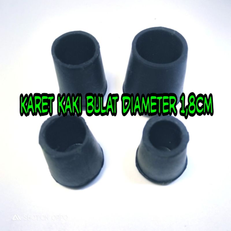 Jual KARET ALAS KAKI KURSI BULAT/PIPA BESI BULAT UKURAN 3/4 INCH ...