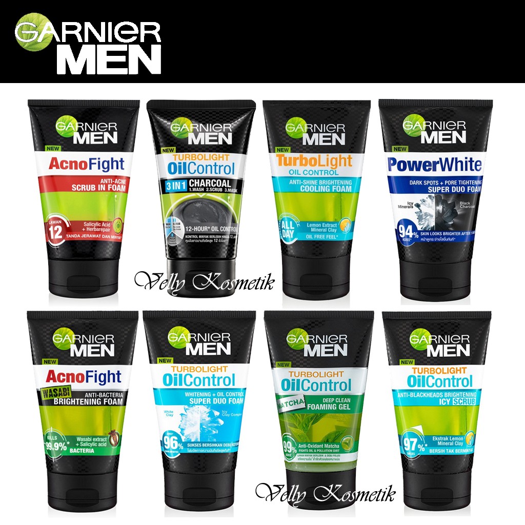 Jual Garnier Men Facial Foam 50ml | 100ml | Shopee Indonesia