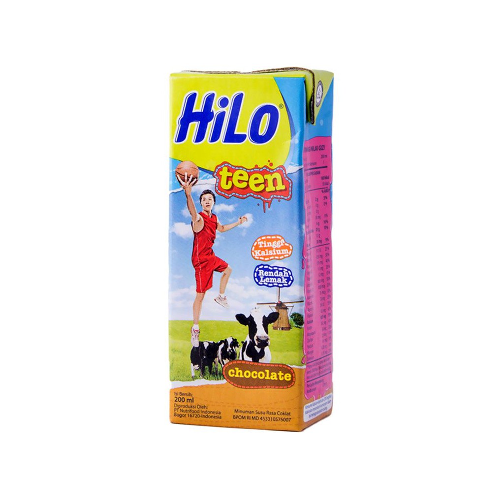 Jual HI-LO TEEN UHT CHOC 200ML | Shopee Indonesia
