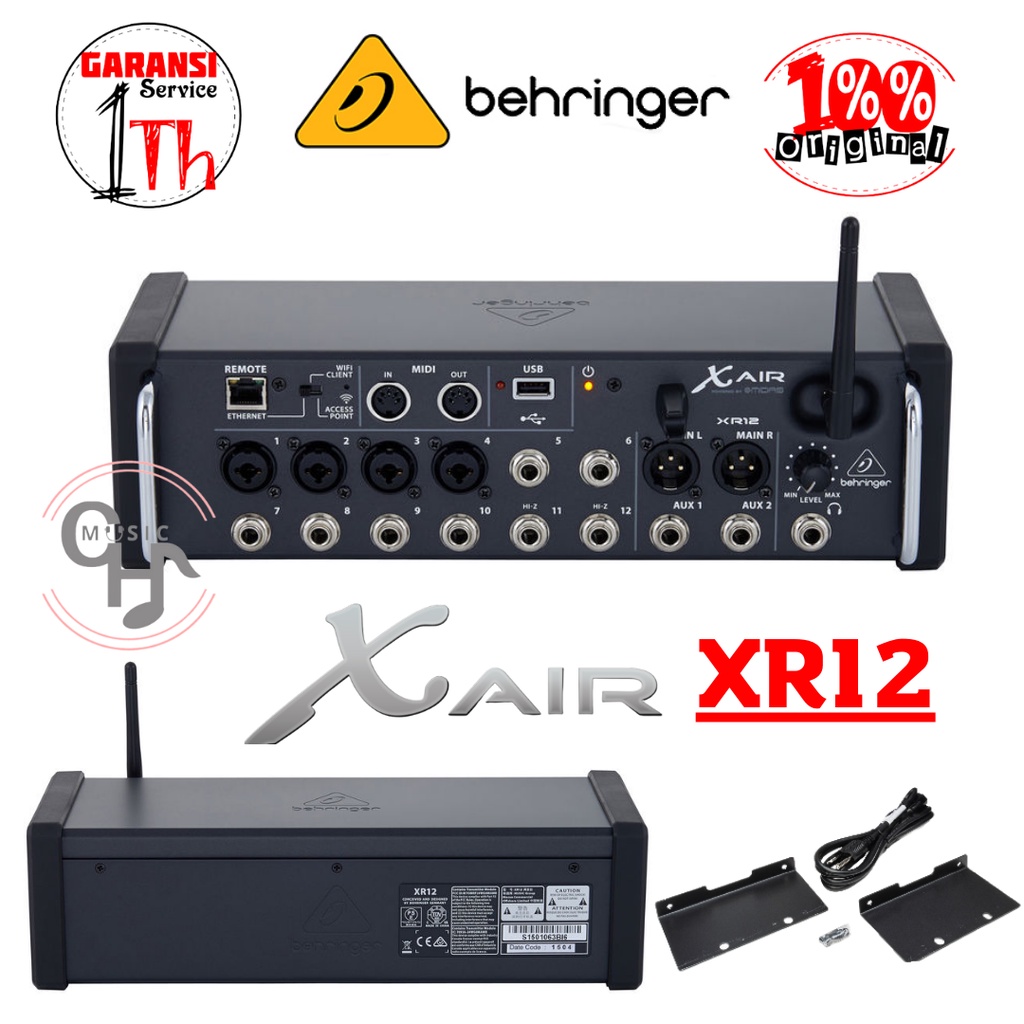Jual Behringer X AIR XR12 Digital Rackmount Mixer | Shopee Indonesia