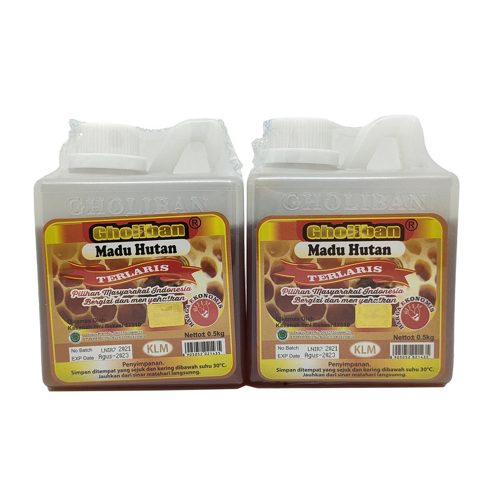 Jual MADU HUTAN KALIMANTAN GHOLIBAN 1/2 kg ASLI ( BOTOL EMBOSS ...