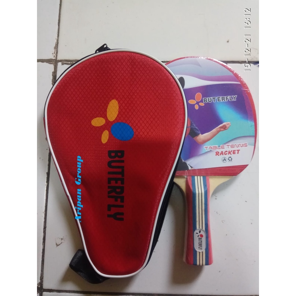 Jual Bat tenis meja /ping pong butterfly plus cover tebal full MURAH | Shopee Indonesia