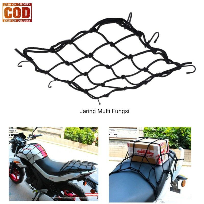Jual Jaring Pengikat Helm Barang Tali Bagasi Sepeda Motor Helmet ...