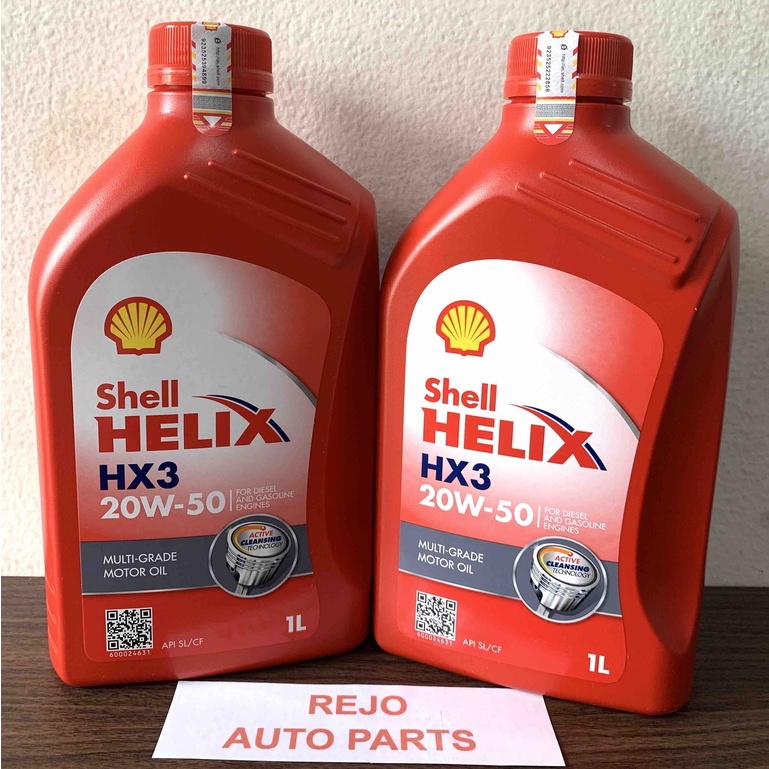 Jual Oli Mesin Shell Helix HX-3 20W-50 1Liter - Oli Mobil Bensin ...