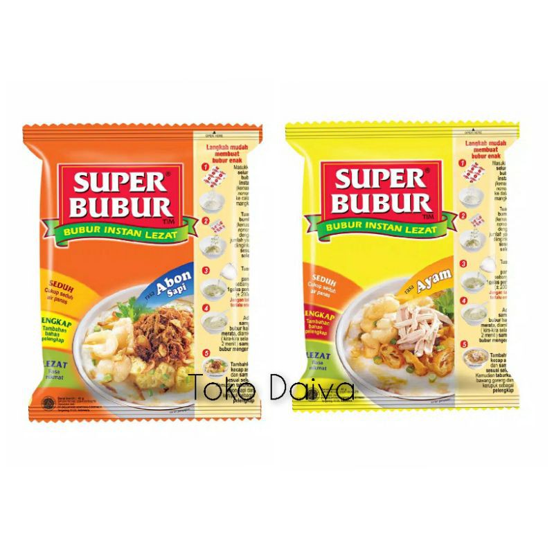 Jual Super Bubur 45 gram | Shopee Indonesia
