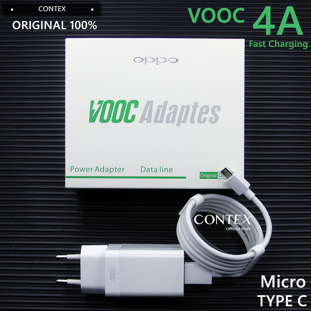 Jual Charger OPPO VOOC ORIGINAL 100% 4A fast charging adapter kabel ...