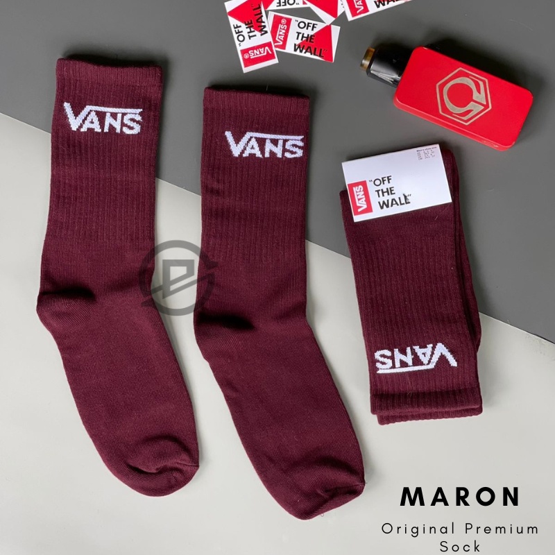 Jual VANS CREW SOCK ORIGINAL /VANS CREW SOCK/KAOS KAKI VANS ORIGINAL ...