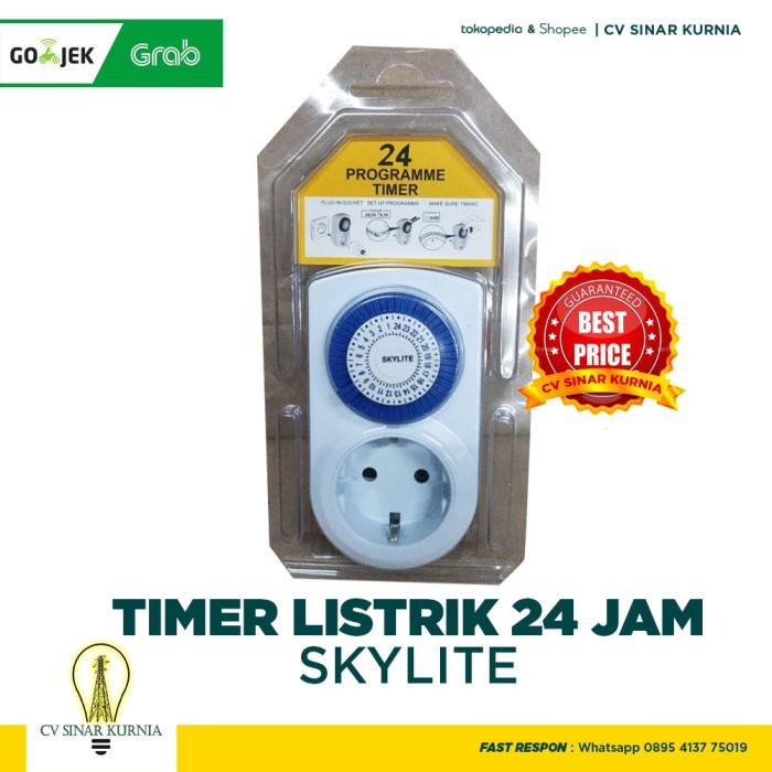 Jual Timer Listrik 24 Jam Stop Kontak Colokan Timer Stop Kontak Timer ...