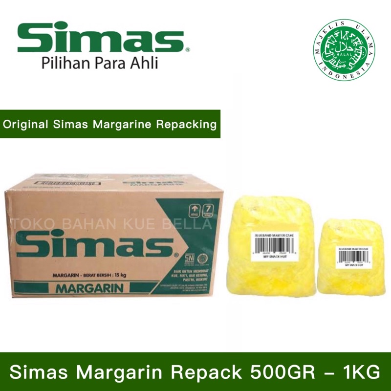 Jual SIMAS MARGARINE 1KG (REPACK) Mentega Kiloan Original | Shopee ...