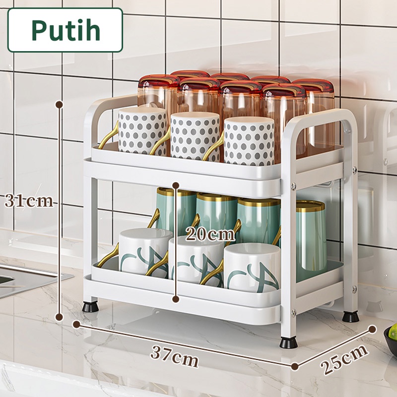 Jual Hadiah Natal Rak Cangkir Rak Penyimpanan Dapur Cangkir Kopi Rak ...