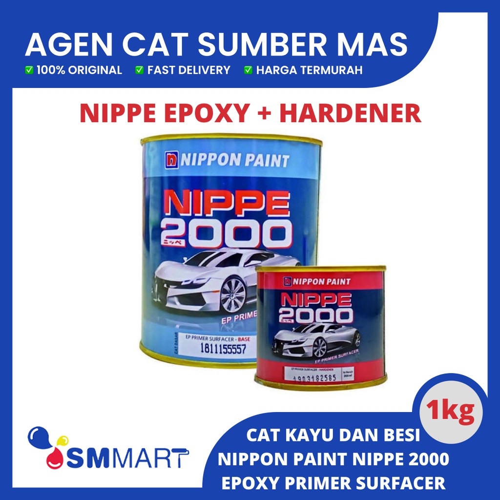 Jual NIPPE 2000 EPOXY 1KG (EPOXY+HARDENER) | Shopee Indonesia