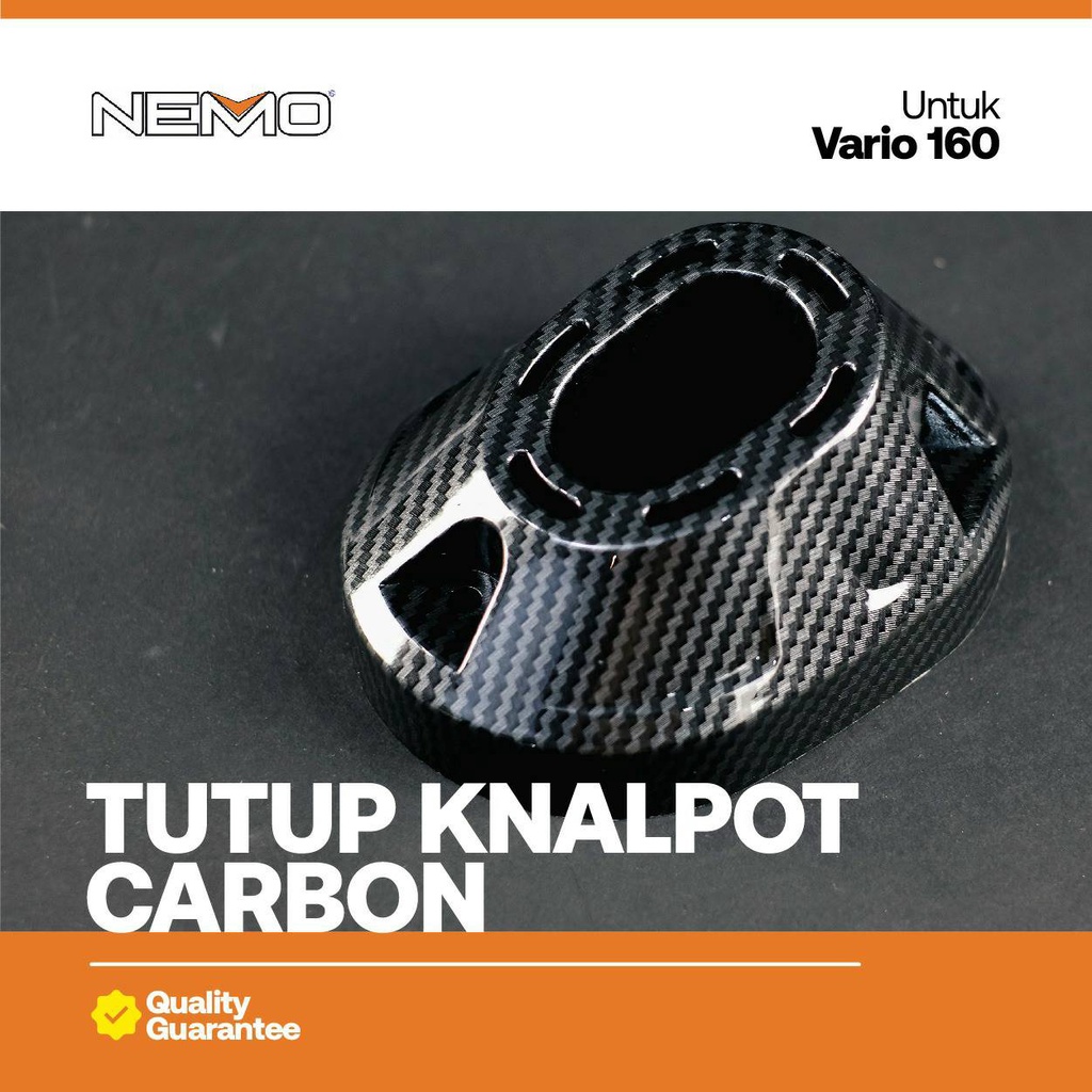 Jual NEMO Cover Ujung Knalpot Carbon Honda Vario 160 | Shopee Indonesia