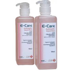 Jual E CARE HAND RUB 500 ML ASEPTIC GEL ANTISEPTIK GEL mematikan virus ...