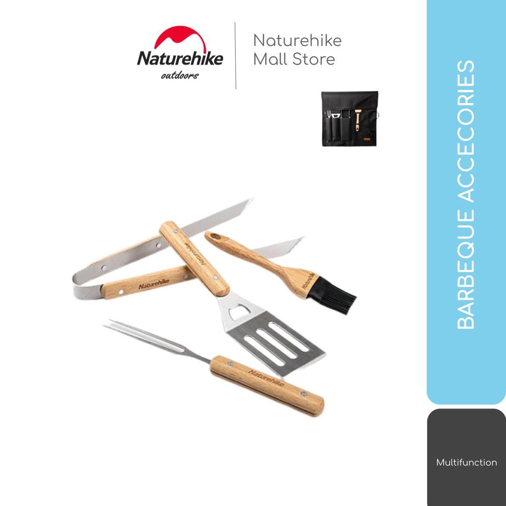 Jual BARBEQUE ACCESSORIES NATUREHIKE NH20SK007 ALAT MASAK COOKING SET ...