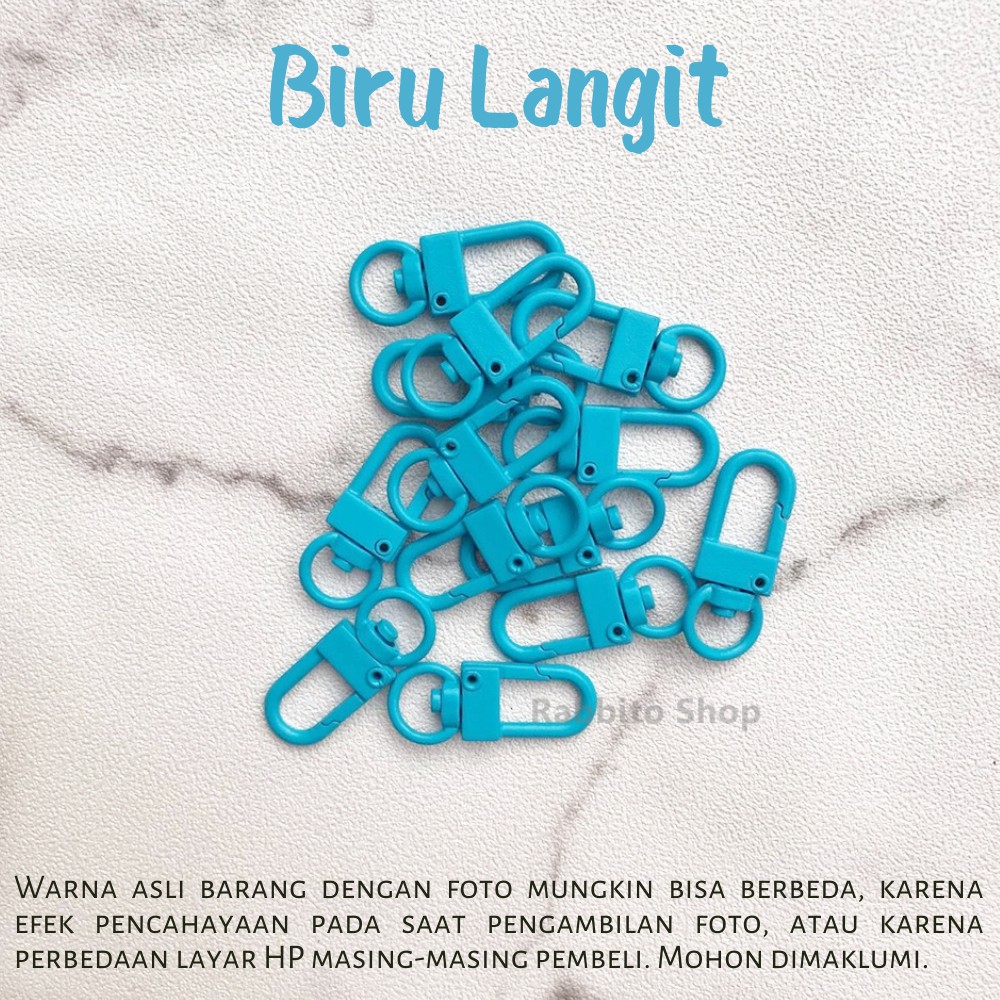 Jual [5 PCS] Kait Hook Gantungan Kunci Lobster Warna DIY | Shopee Indonesia