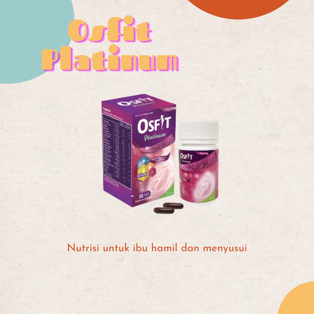 Jual PROMO!! OSFIT PLATINUM (SUPLEMEN IBU HAMIL) | Shopee Indonesia