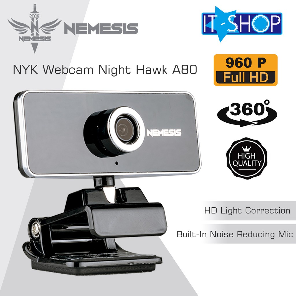 Jual NYK Webcam Night Hawk A80 HD 960P | Shopee Indonesia