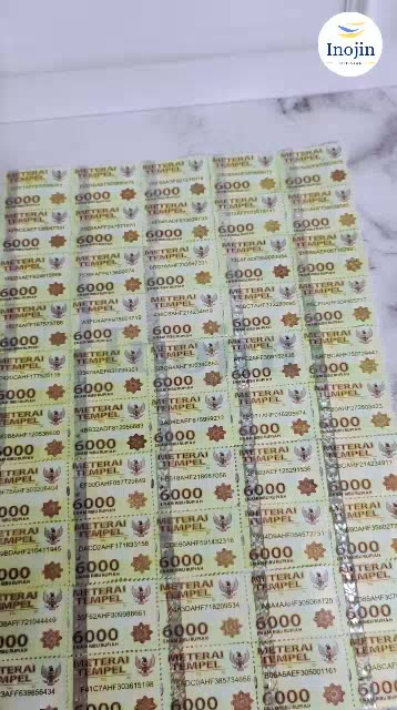Jual Materai 6000 Tahun 2014 2015 2016 2017 2018 2019 2020 2021 ...