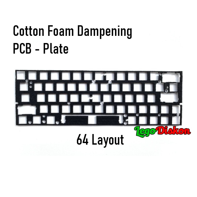 Jual COTTON FOAM PCB PLATE Berbagai Layout - FOAM PBCC Plate Dampening ...