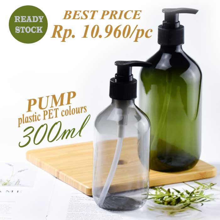 Jual Botol Pump 300ml Pumping Sabun Cair Cuci Tangan Hand Soap Shampoo ...