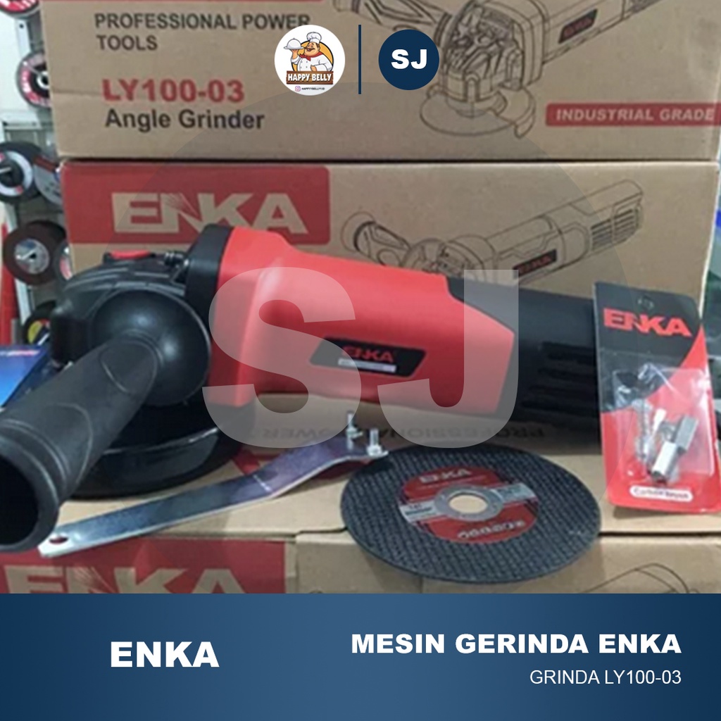 Jual Mesin Gerinda Enka Tipe LY100-03 Angle Grinder Enka LY 100-03 | Shopee Indonesia