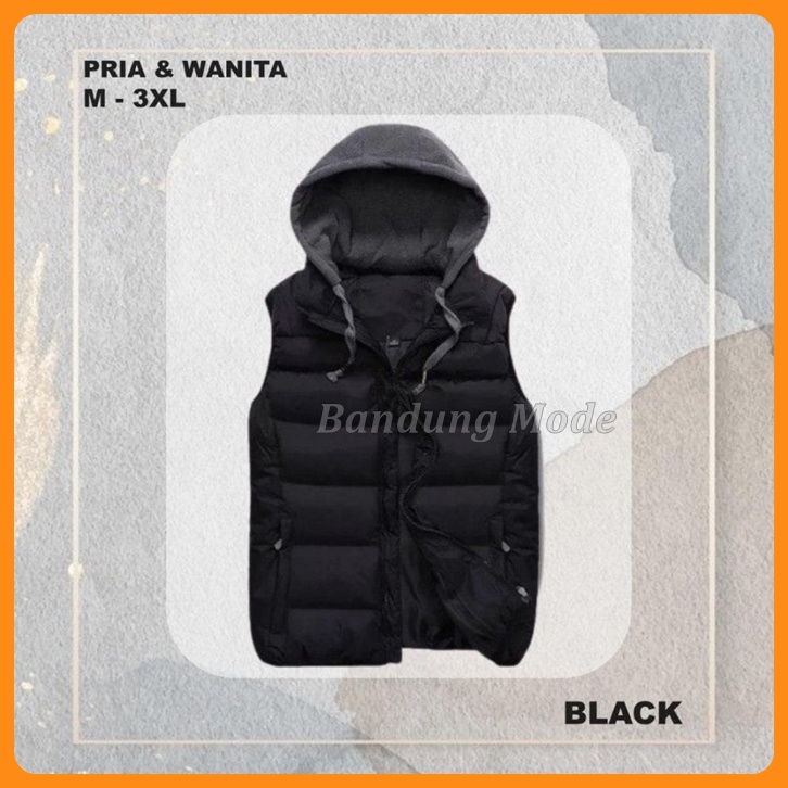 Jual ROMPI VEST HOODIE WINDPROOF / JAKET MOTOR PARASUT LENGAN BUNTUNG ...
