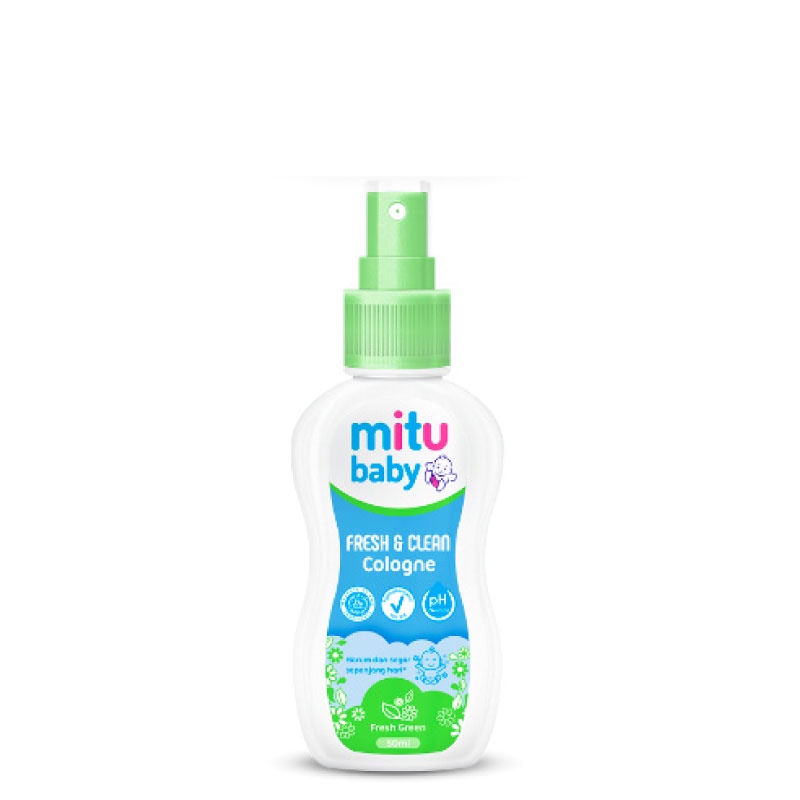 Jual Mitu Baby Cologne Fresh Green Spray 50ml - Parfum Bayi | Shopee ...