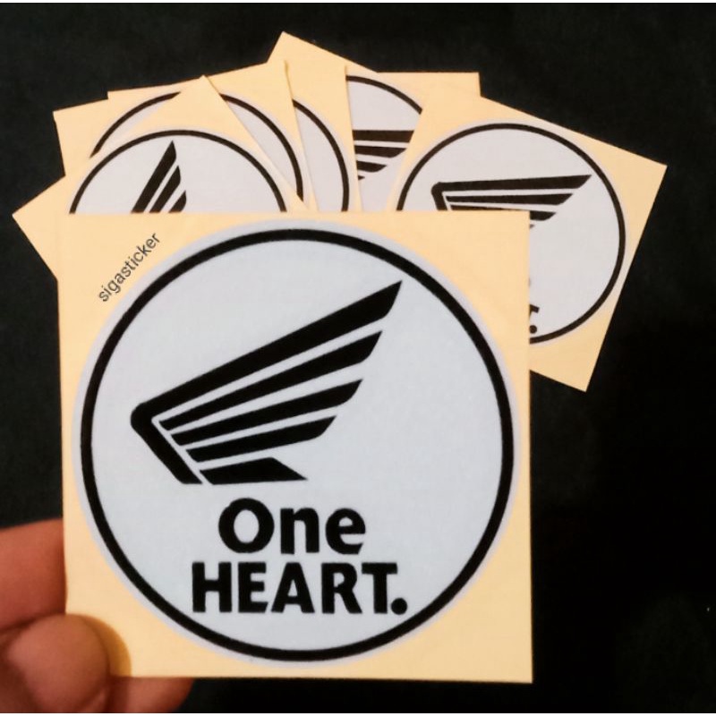 Jual STICKER STIKER SATU HATI STIKER ONE HEART CUTTING STICKER MOTOR ...