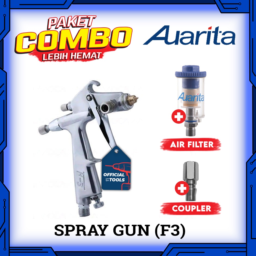 Jual Alat Cat Semprot AUARITA F3 Spray gun Mini F-3 TERMURAH | Shopee ...