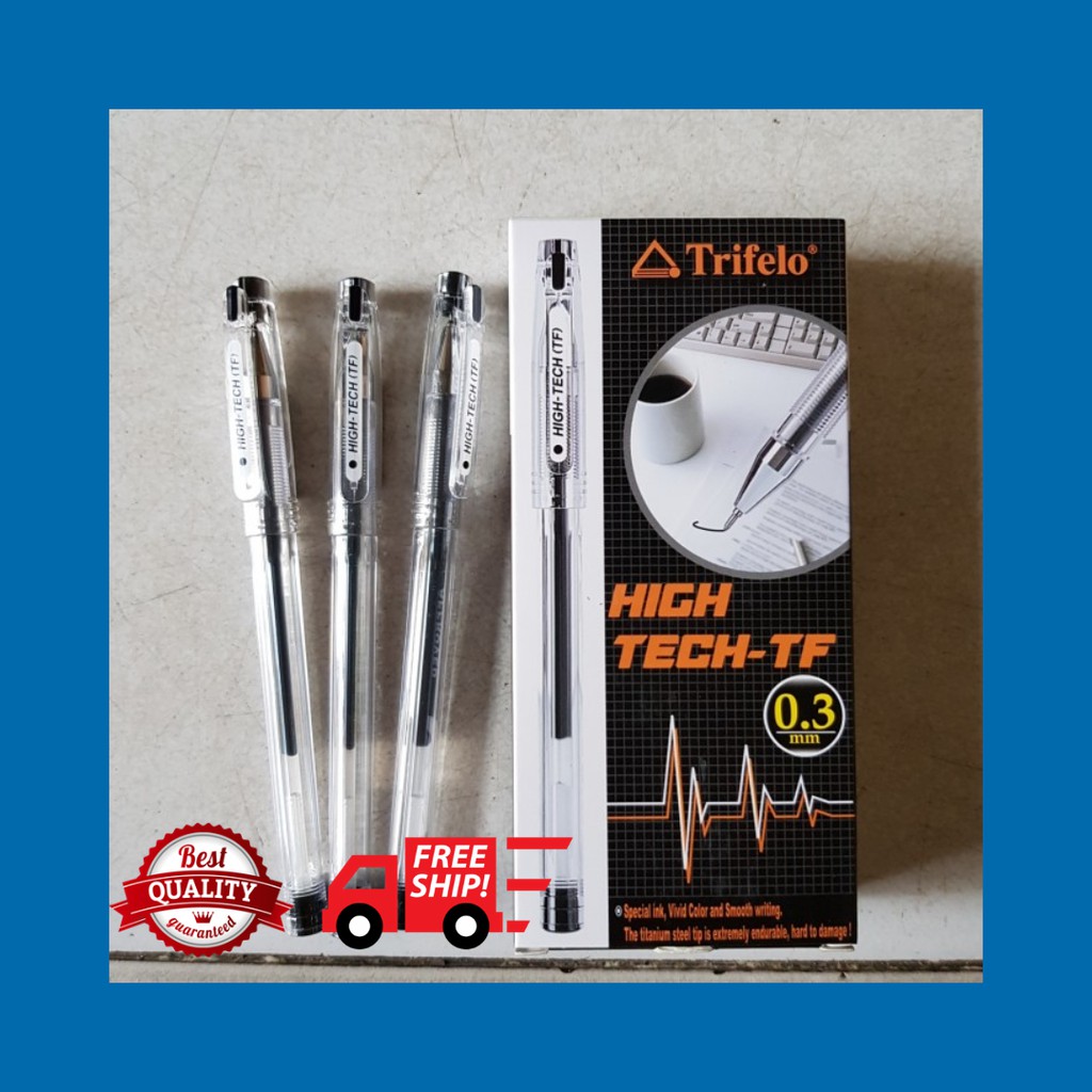 Jual PENA HITECH TF1190 HITAM (12) | Shopee Indonesia