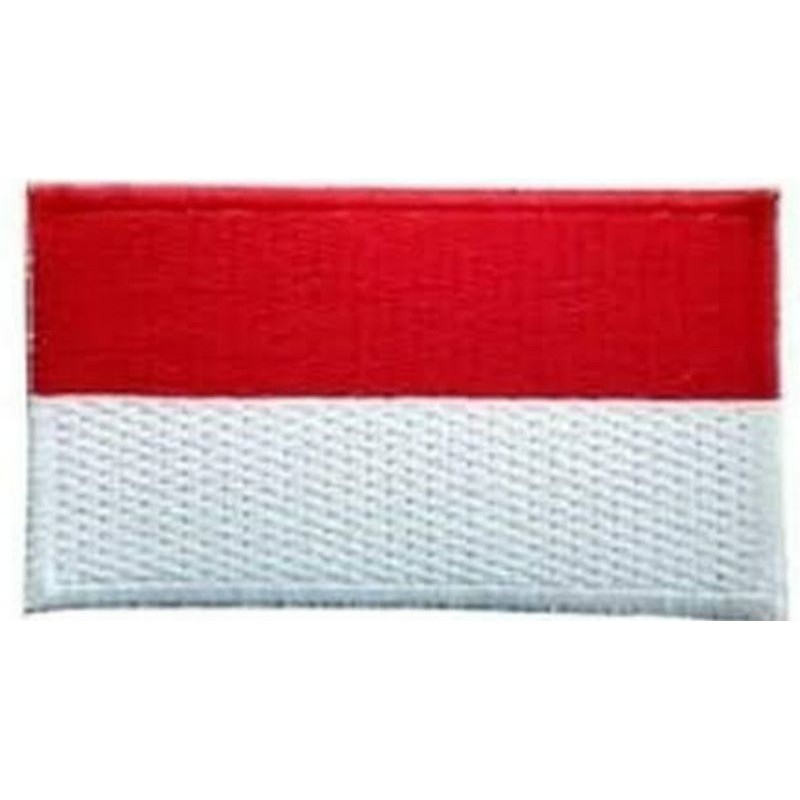 Jual Logo bordir merah putih/Emblem merah putih/Bet Bendera Merah Putih ...