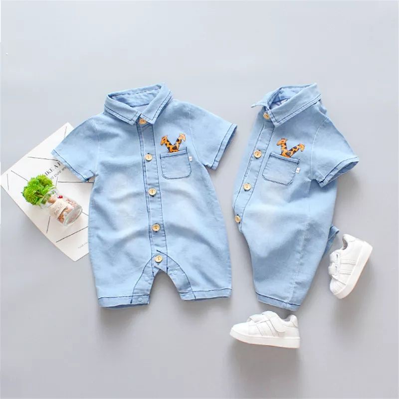 Jual jumsuit denim baby 3-18bulan | pakaian anak bayi newborn | baju ...