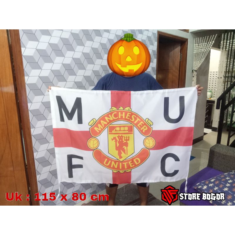 Jual BENDERA MANCHESTER UNTD MAN UNITED MU BESAR | Shopee Indonesia