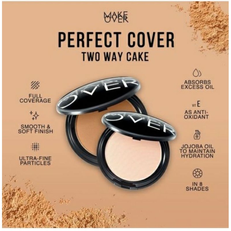 Jual MAKE OVER PERFECT COVER TWO WAY CAKE 12g | Shopee Indonesia